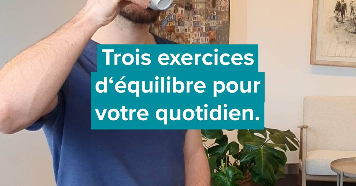 Vidéo: 3 exercices pour améliorer votre équilibre | Migros iMpuls
