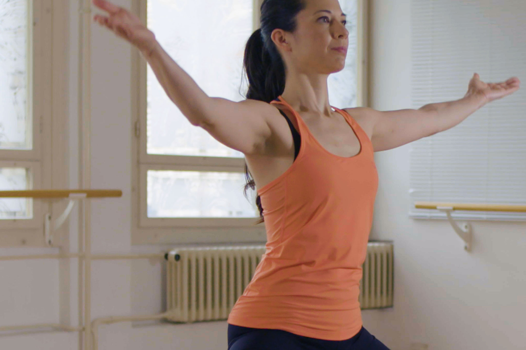 Vidéo de yoga: Exercice en posture du cavalier | Migros iMpuls